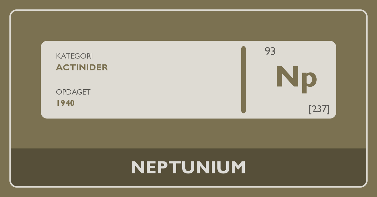 Neptunium - Periodiske System