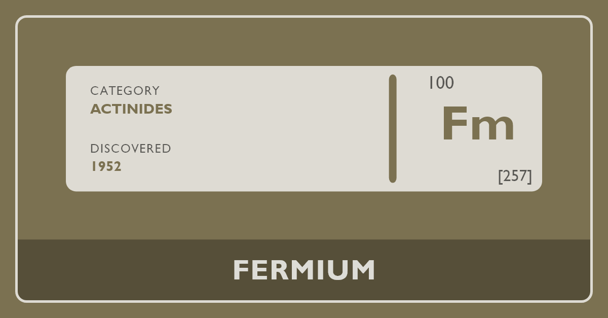 Fermium - Periodic Table