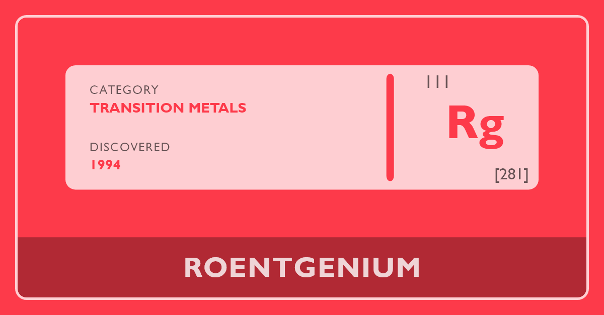 Roentgenium - Periodic Table