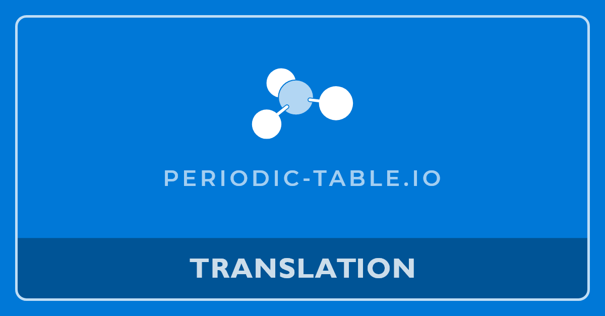 Translation - Periodic Table