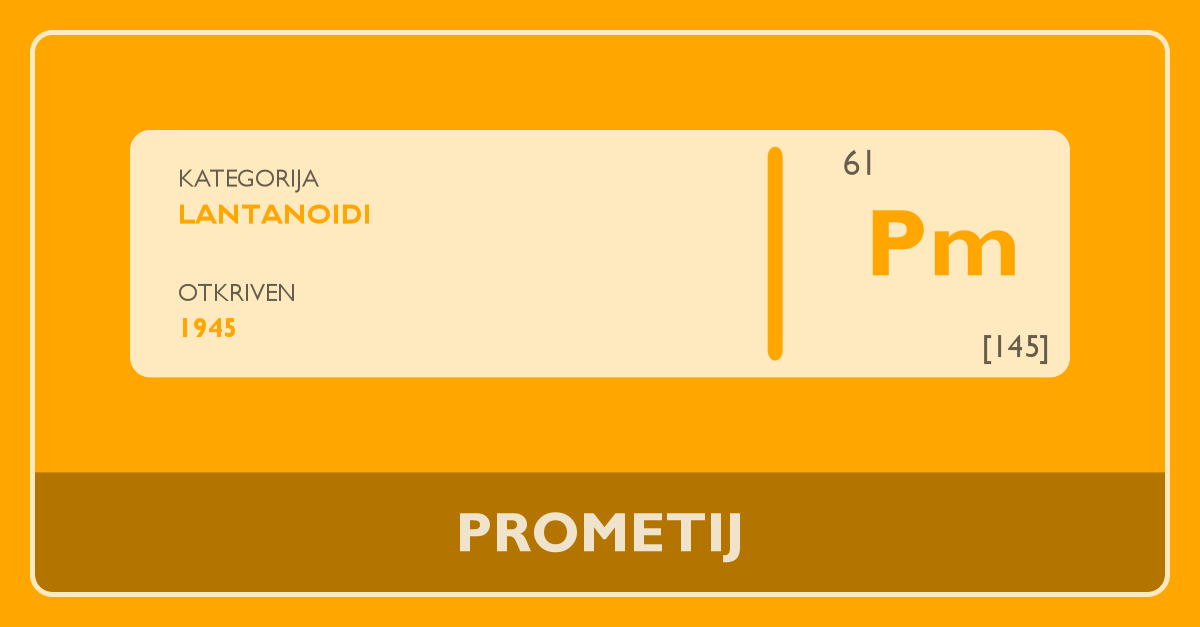 Prometij - Periodni sustav