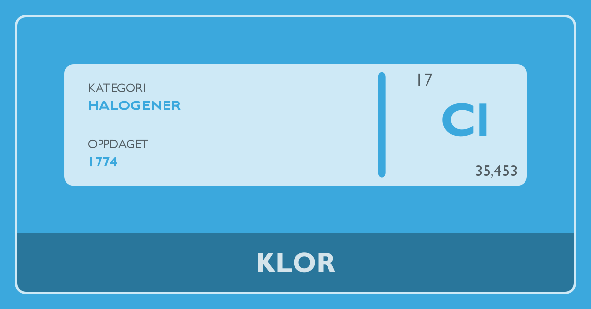 Klor - Periodesystemet