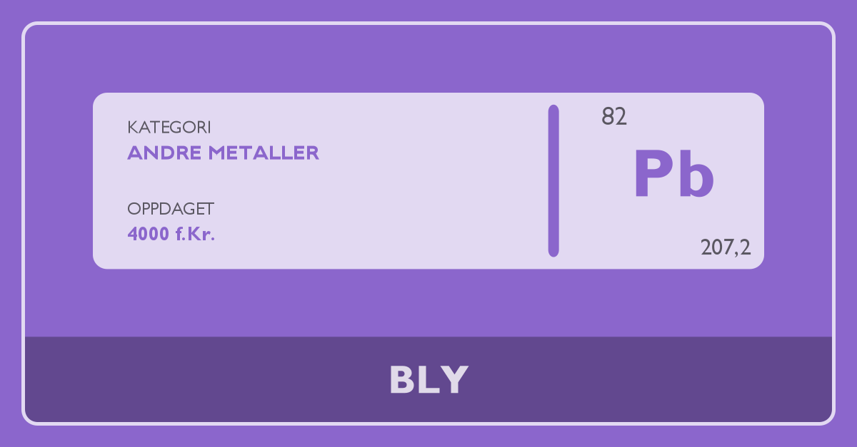 Bly - Periodesystemet