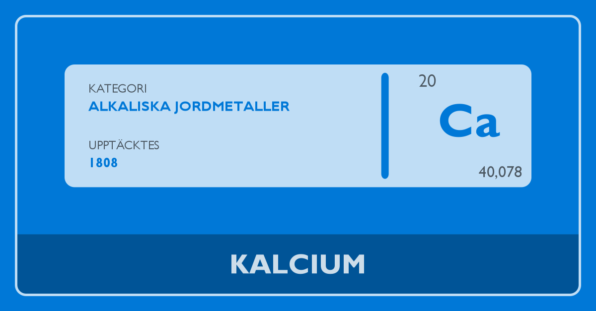 Kalcium - Periodiska Systemet